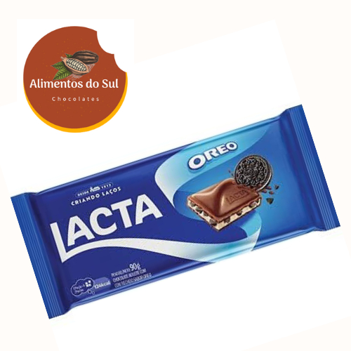 BARRA CHOCOLATE LACTA OREO 90g | Shopee Brasil