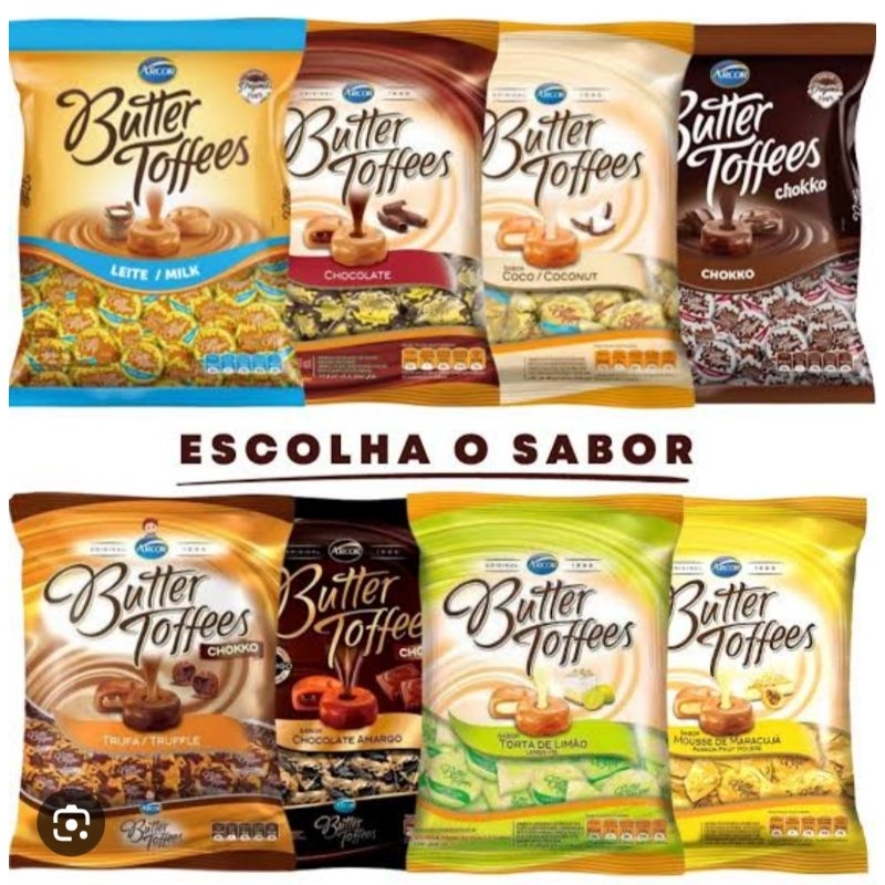 Balas Butter Toffees, 500g (original) | Shopee Brasil