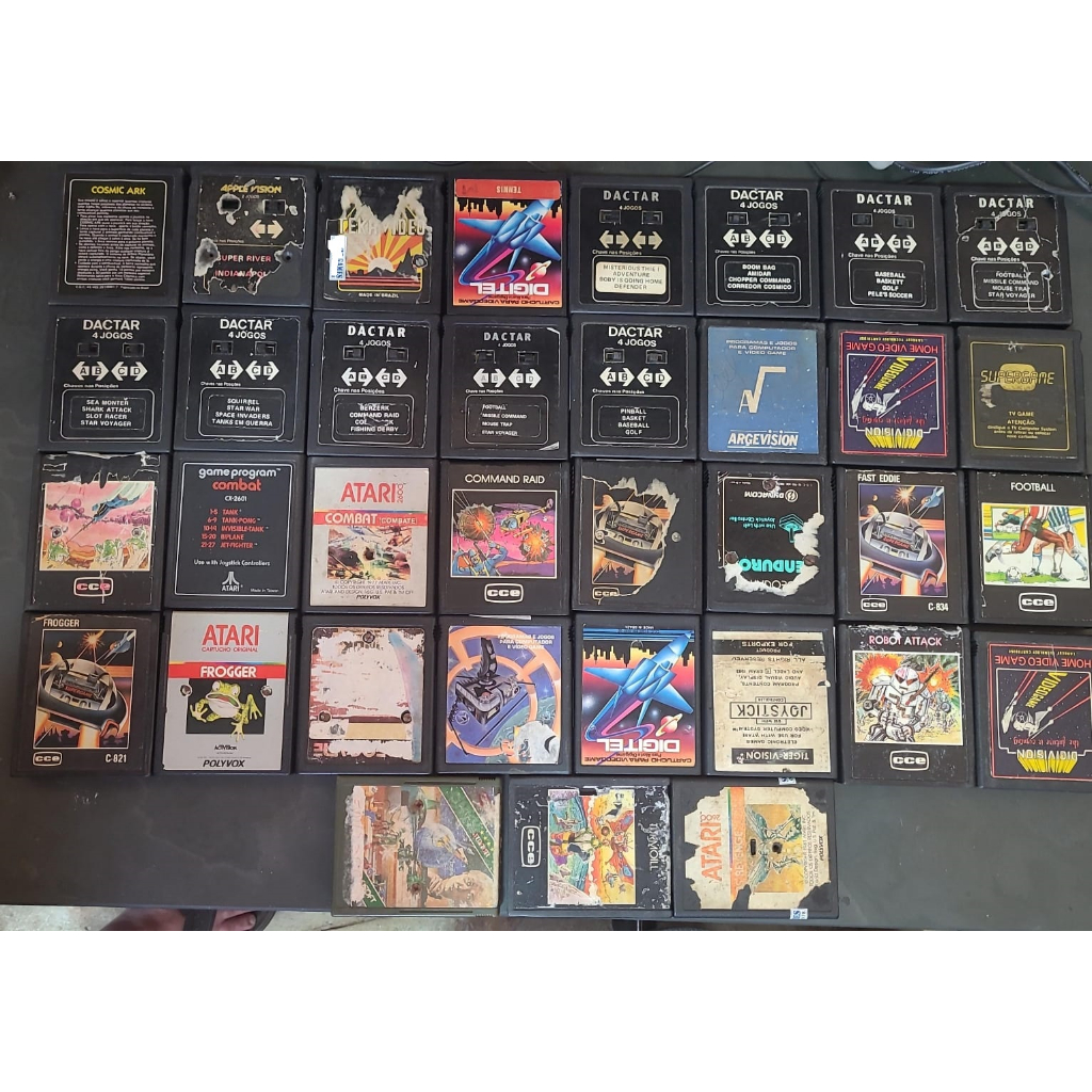 Cartuchos para Atari. A partir de 35. Detalhes e lista completa na ...