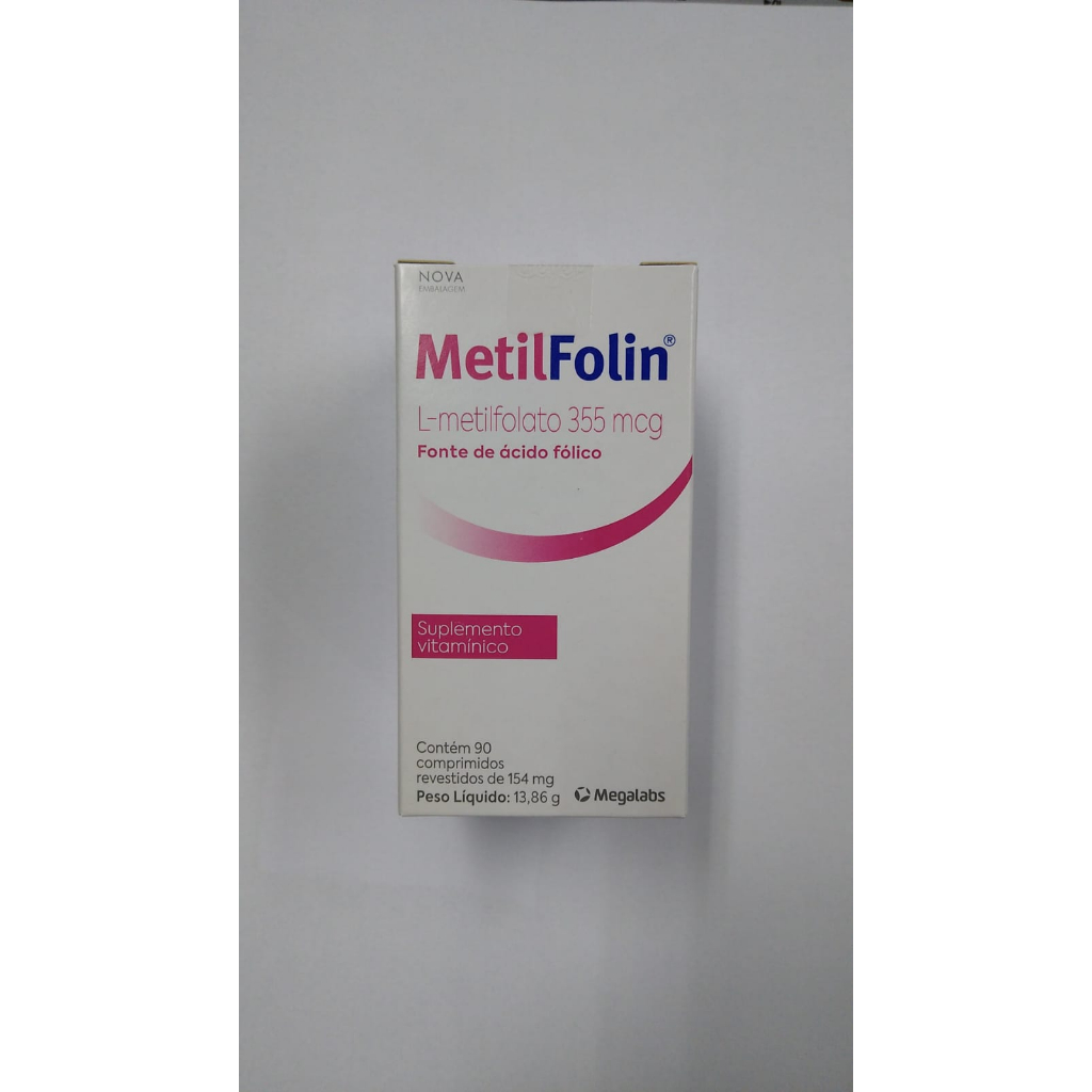 MetilFolin c/90 Comprimidos Suplemento | Shopee Brasil