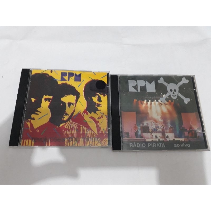 kit 2 cds rpm primeiras versões relançadas 84 e 86 ao vivo | Shopee Brasil