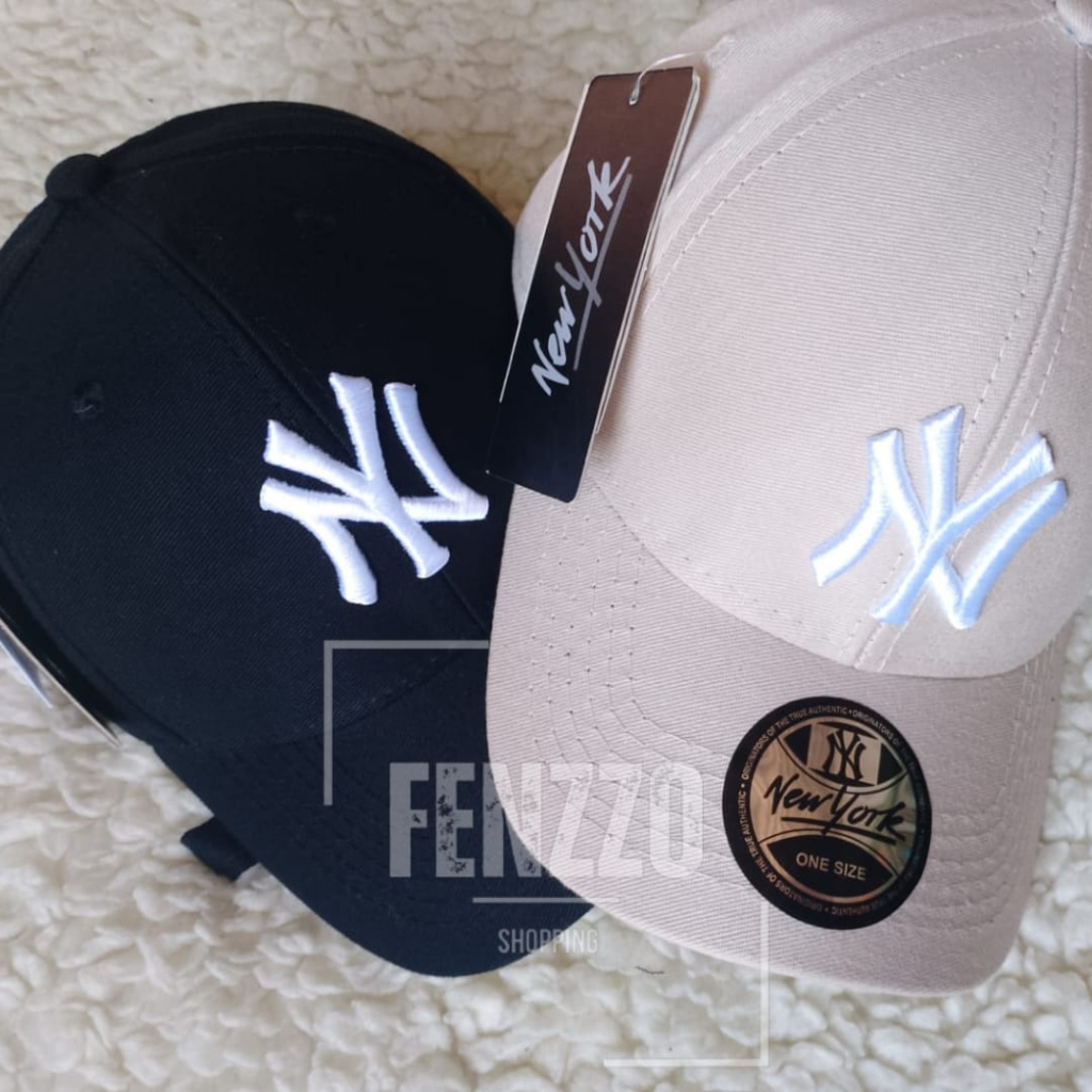 Boné masculino new era bone new york yankees aba curva ajustável ...