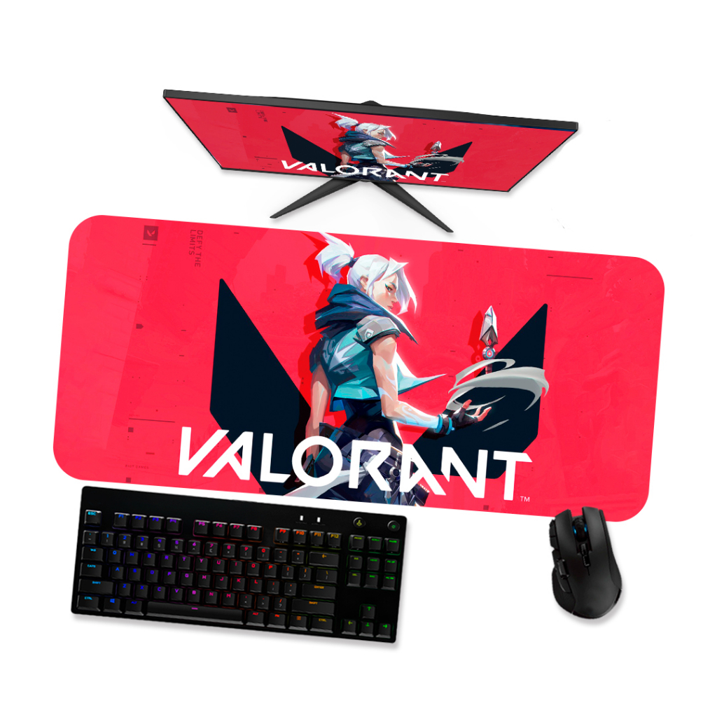 Mouse pad Gamer Grande Mousepad 90x40 80x40 60x40 70x30 - VALORANT ...
