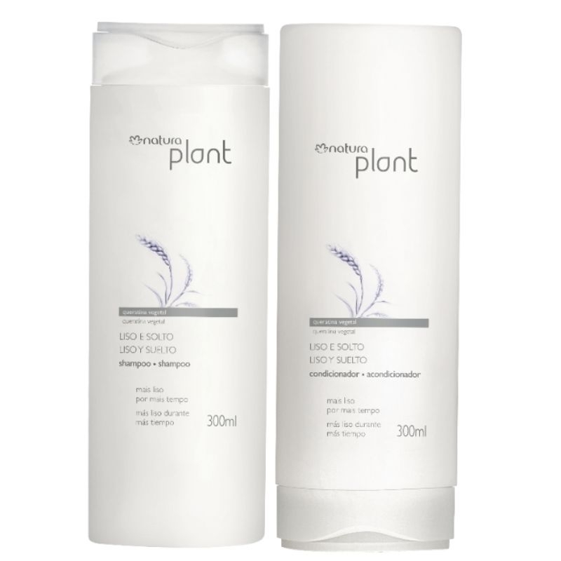 Natura Plant Liso e Solto Kit Shampoo Condicionador Plant 300ml Cada ...