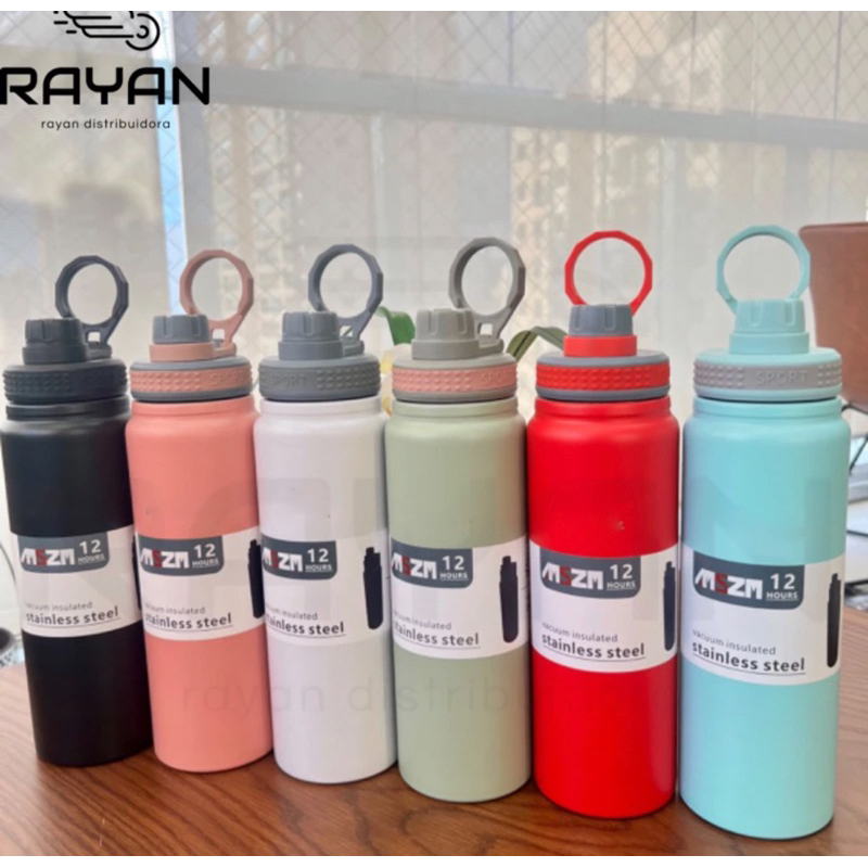 Garrafa Térmica Inox Sport 750ml/800ml Academia Bike Água Gelada alta qualidade ihb shop - Faz a ...