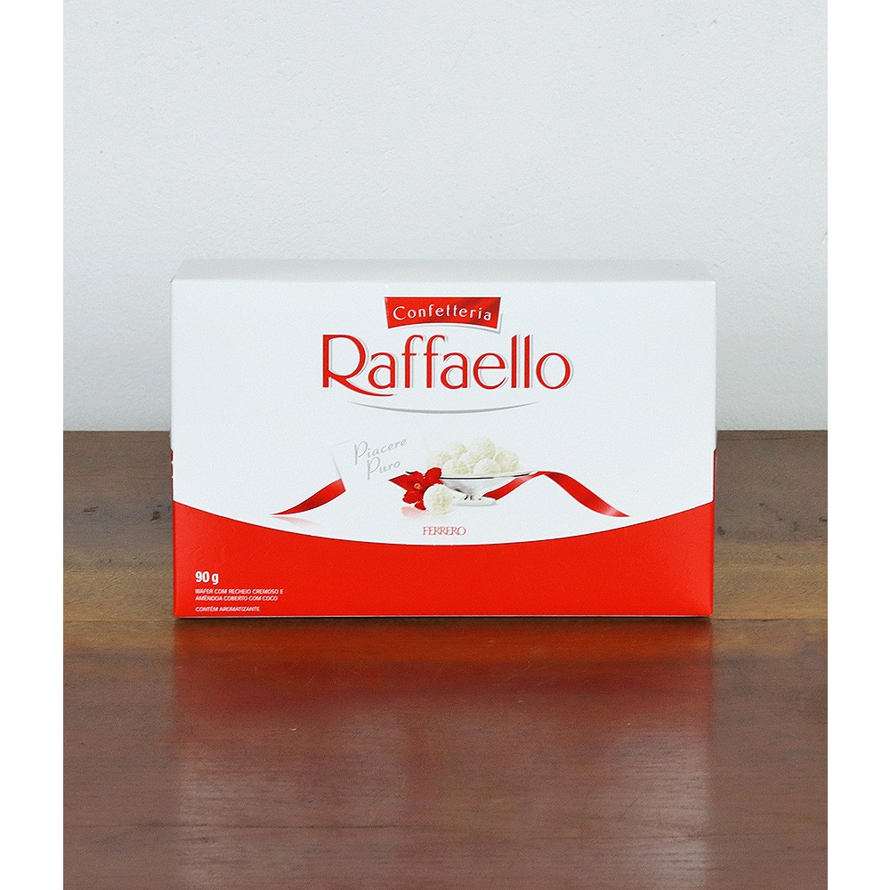 Caixa De Bombom Raffaello 90g Ferrero | Shopee Brasil