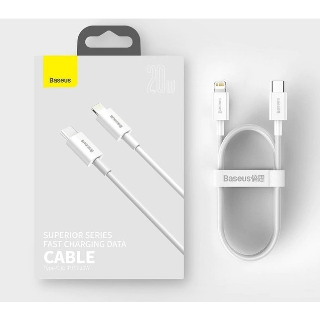 Cabo Iphone Baseus Original 20W USB Tipo C | Shopee Brasil