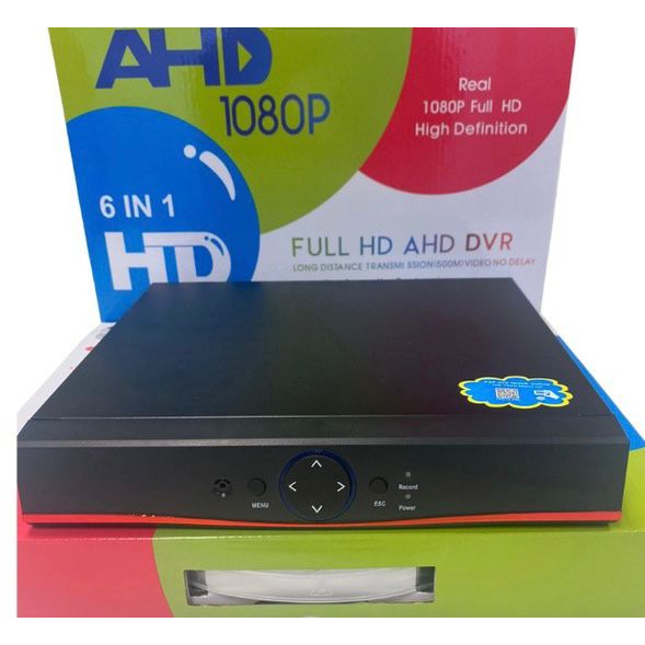 Gravador Digital Dvr 4 Canais Full Hd Preto Ahd 1080p - Escorrega o Preço
