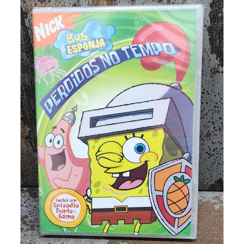 DVD Bob Esponja em Perdidos no Tempo - Lacrado - Dublado | Shopee Brasil