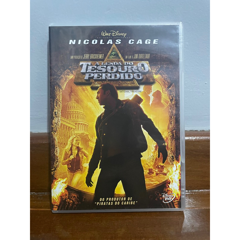 DVD Filme - A lenda do tesouro perdido - Original e usado | Shopee Brasil