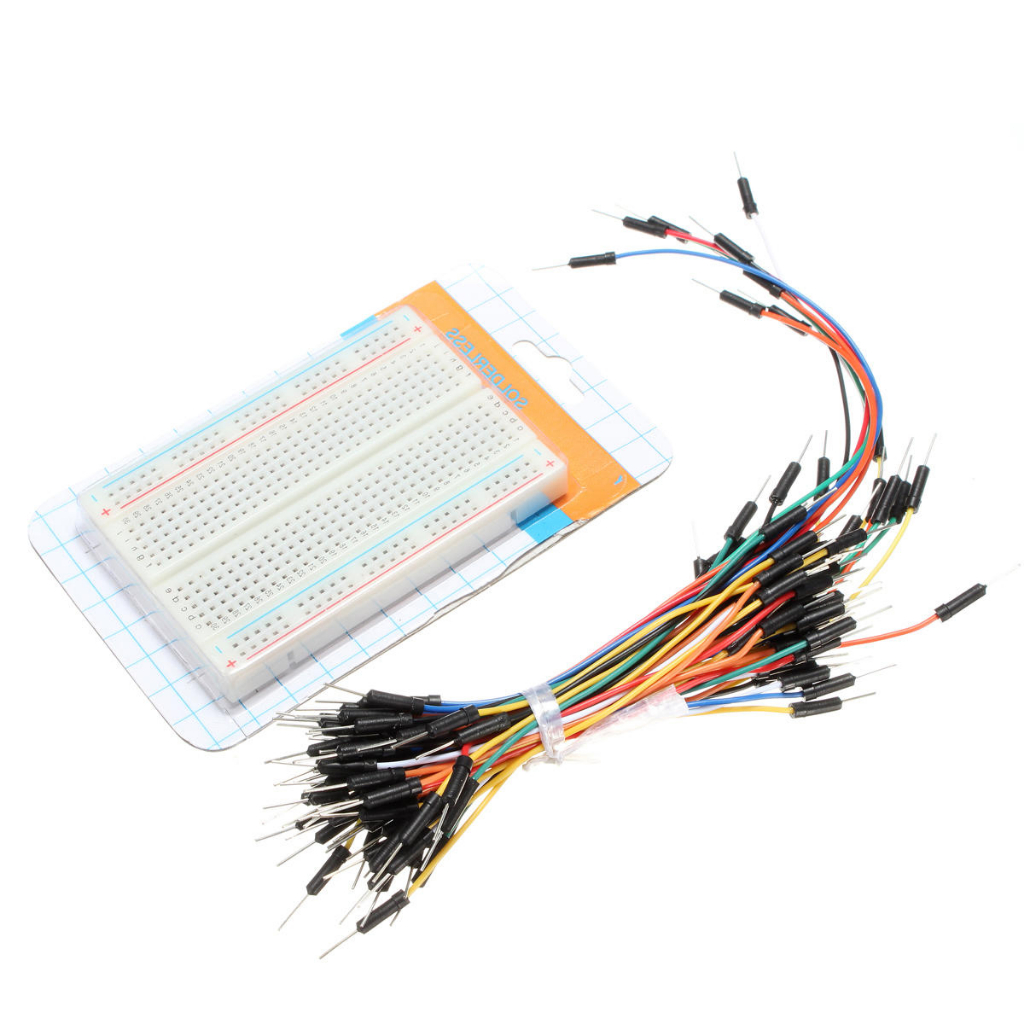 65 Jumpers C/ Protoboard de 400 pontos | Shopee Brasil