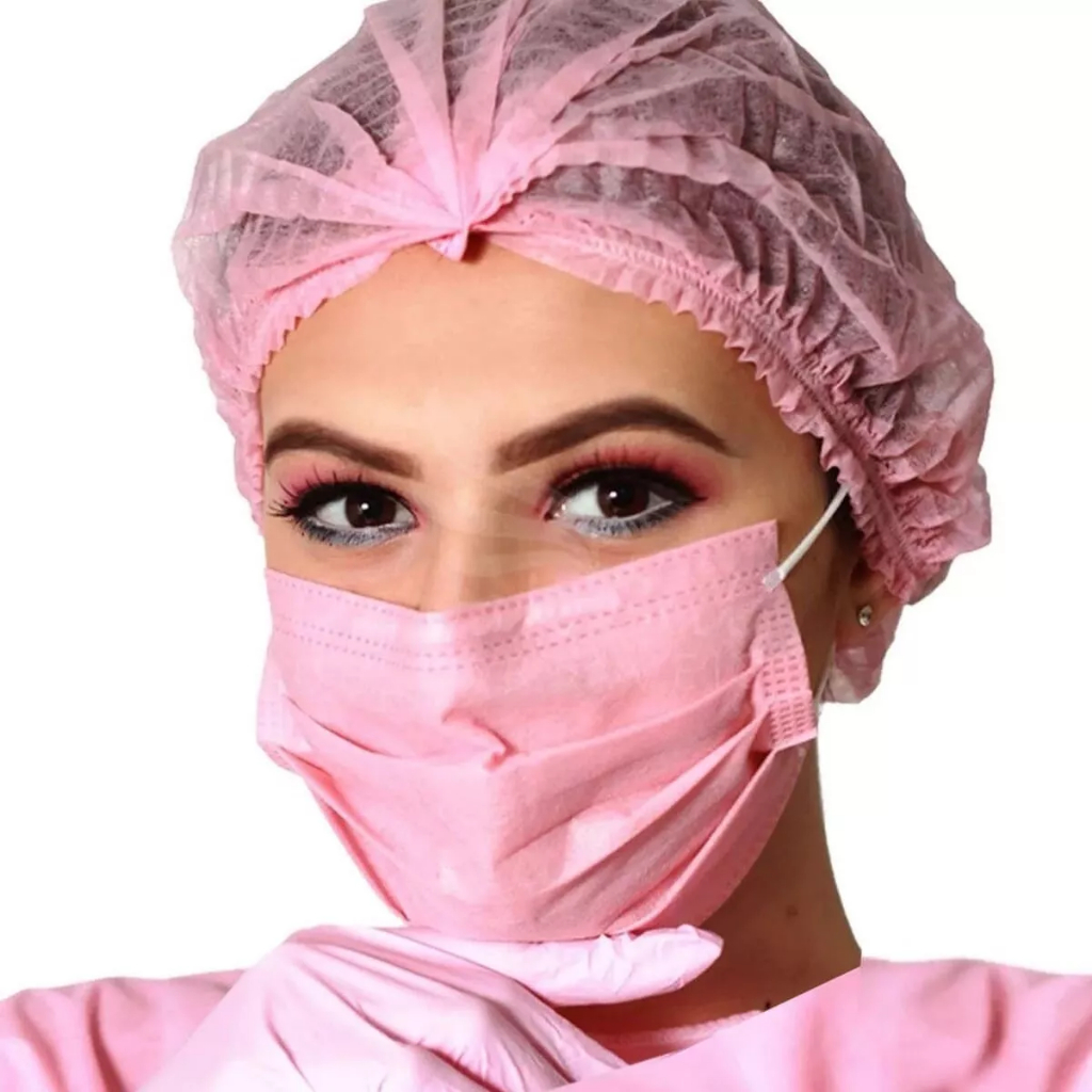 Touca TNT Descartável Sanfonada com 100 unidades Vabene | Shopee Brasil