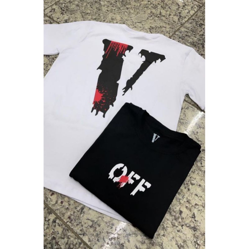 Camiseta VLONE OFF Alta Qualidade | Shopee Brasil