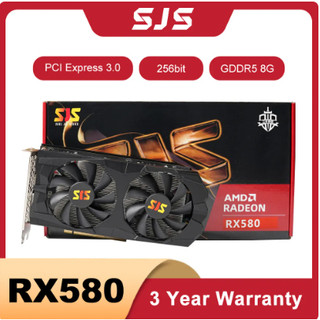 Placa de video RX 580, 8GB ELSA White Radeon, GDDR5, 256bit, GPU Desk ...