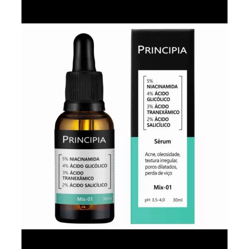 Sérum Principia Mix-01 (Niacinamida + Glicólico + Ácido Tranexâmico ...