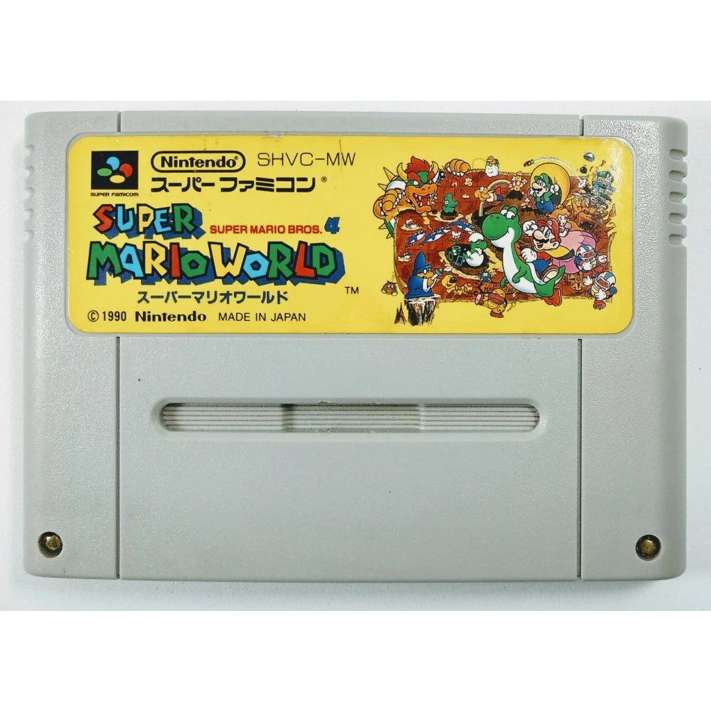Super Mario World - Famicom Super Nintendo - JP Original ( USADO ...