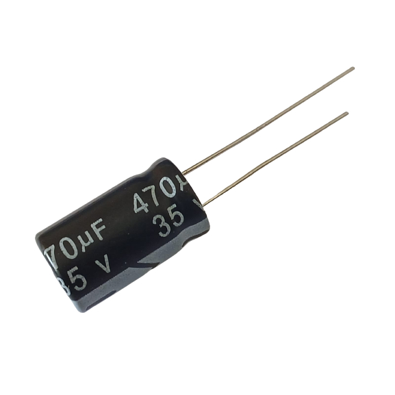 50 Peças Capacitor Eletrolítico 470uf 35v 470 X 35 105ºc | Shopee Brasil