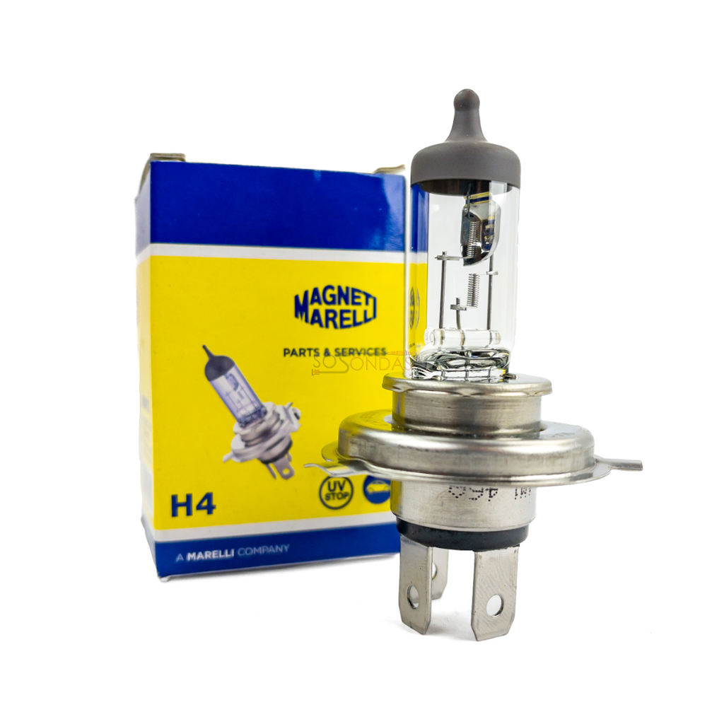 Lâmpada Farol H4 12v Halogena Standard 60-55w Original Marelli | Shopee Brasil