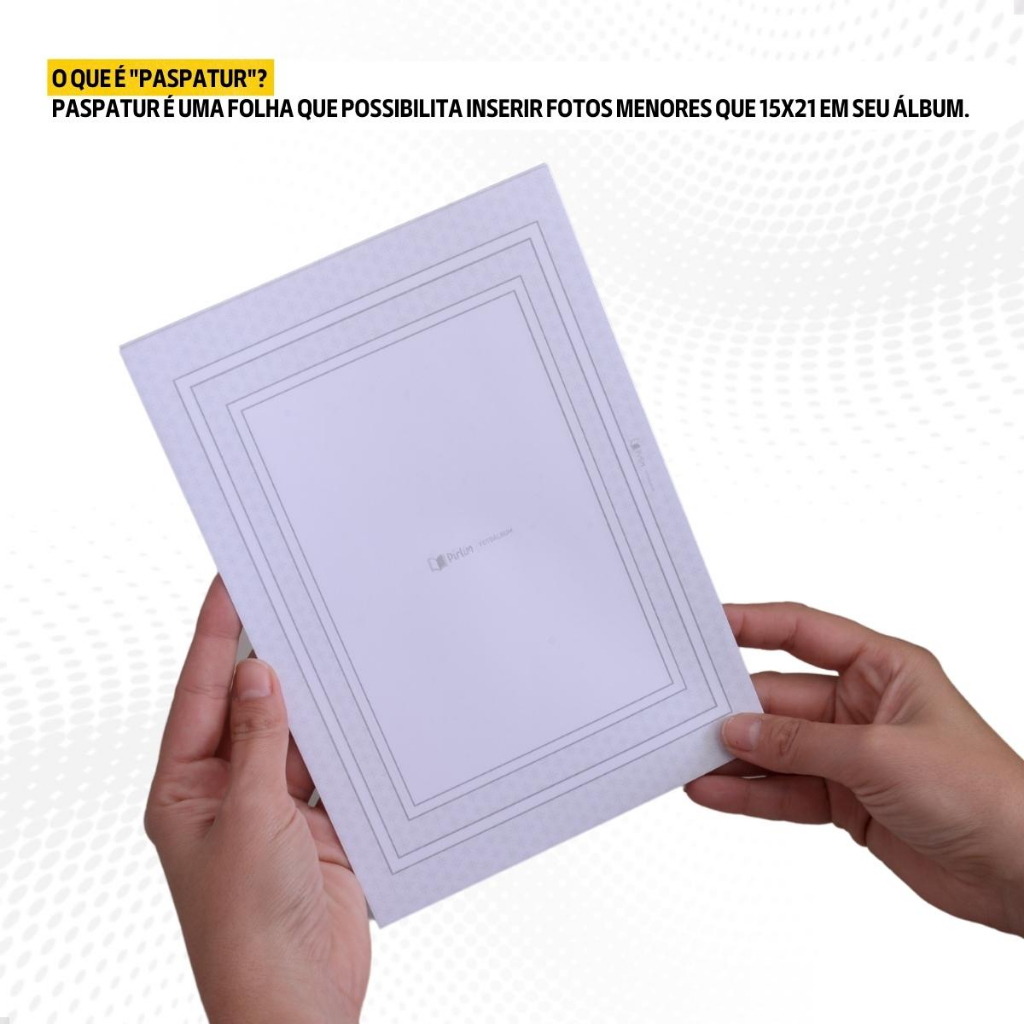 50 Folhas Papel Paspatur tamanho 15x21 para album de fotos | Shopee Brasil