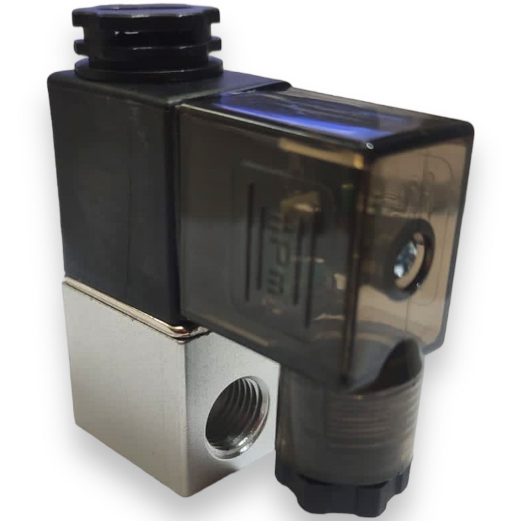 Válvula Solenóide Pneumática 2/2 Vias Rosca 1/4 NF Bobina 220 VCA | Shopee Brasil
