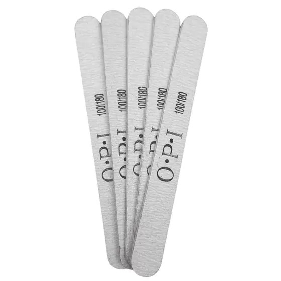 Lixa para Unhas OPI Reta 100/180 Kit com 24 Unidades CINZA | Shopee Brasil