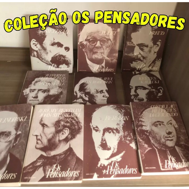 Coleção Os Pensadores - Freud, Nietzschec, Kant, Keynes/ Kalecki ...