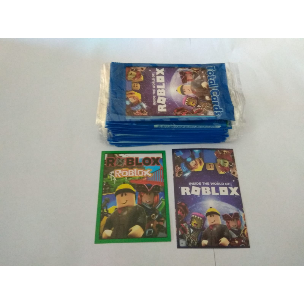 ROBLOX - Kit com 100 cards/figurinhas (25 pacotinhos) | Shopee Brasil
