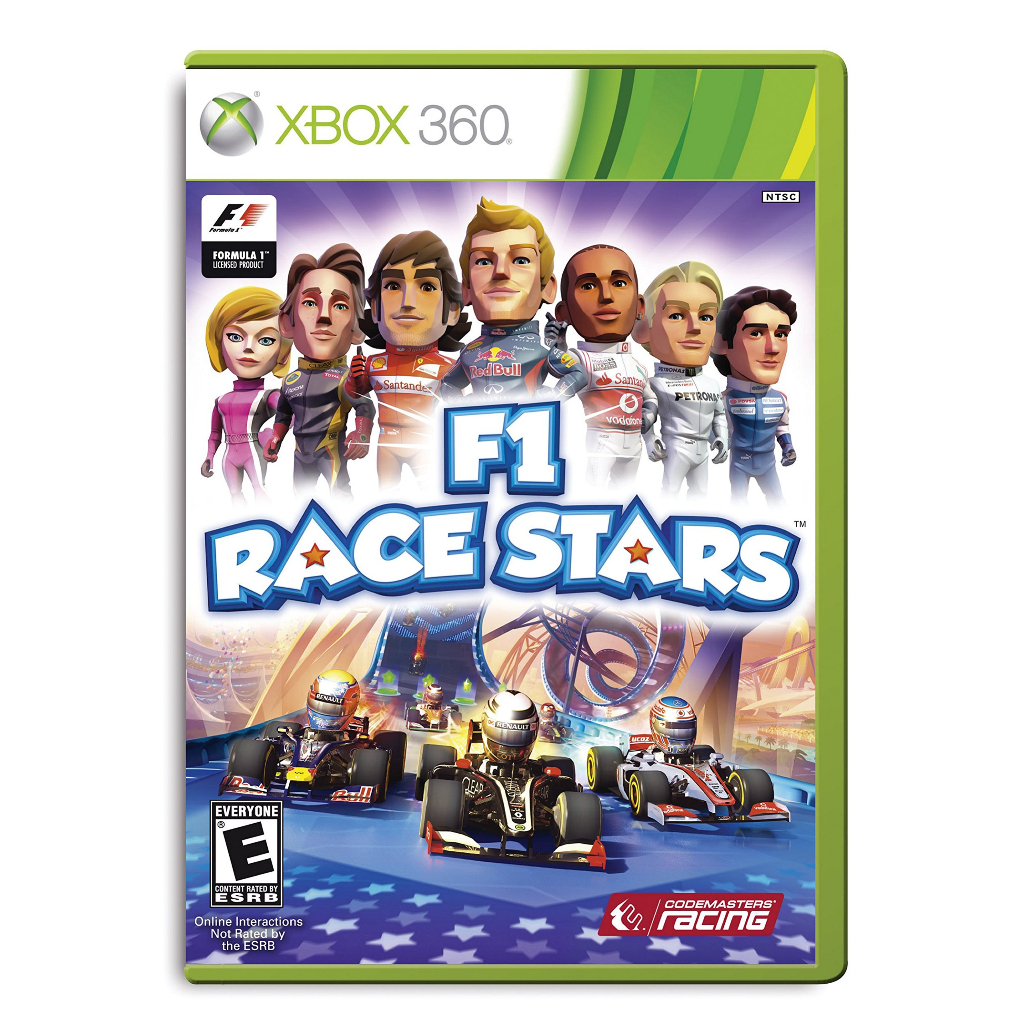F1 RACE STARS - FORMULA 1 - XBOX 360 - MÍDIA FISICA ORIGINAL -X360 ...
