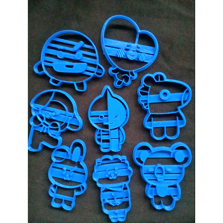 KPOP BTS BT21 CORTADOR DE BISCOITO,BISCUIT,ARGILA,CERAMICA | Shopee Brasil