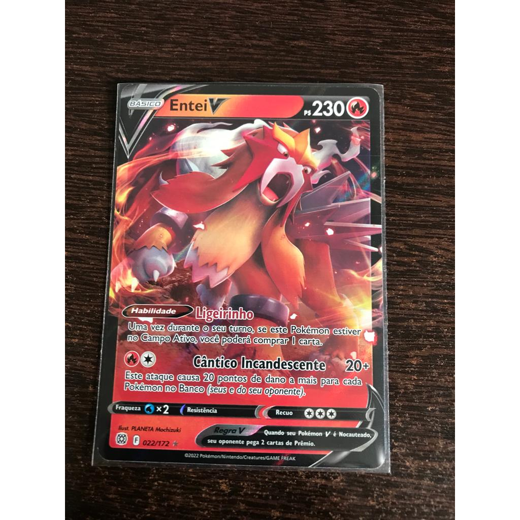 Pokemon TCG - Entei V | Shopee Brasil