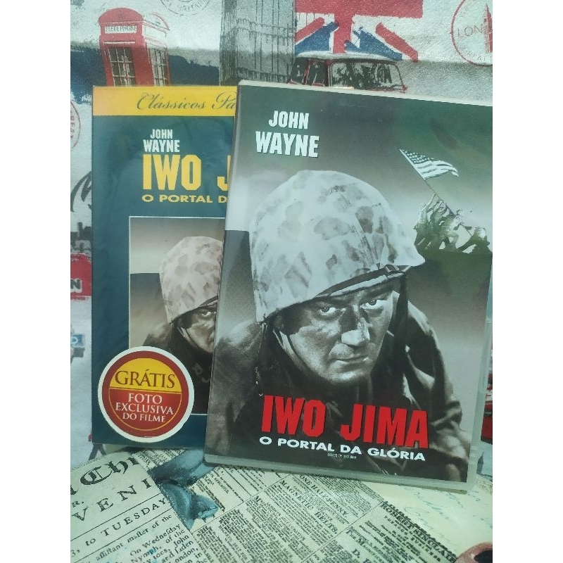 dvd versões iwo jima o portal da gloria John wayne | Shopee Brasil