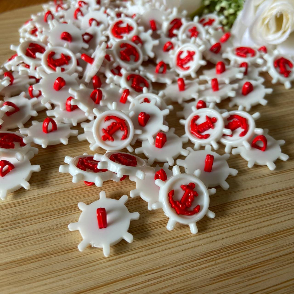 Aplique resina Leme/Timão de marinheiro personalizado - 10 unidades ...