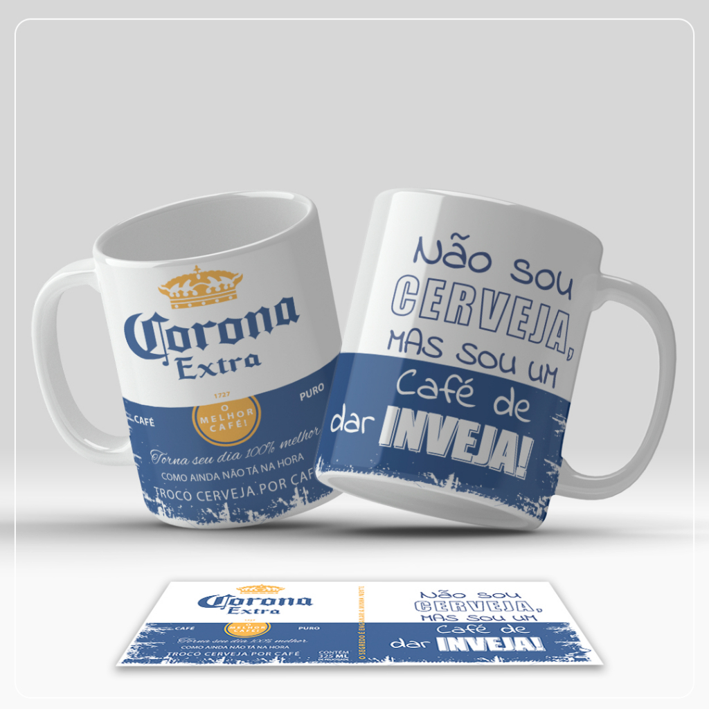 Caneca Linha Cervejas - Linha Exclusiva Porcelana Importada (325 ML ...
