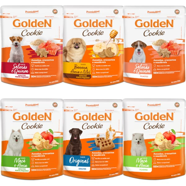 Golden Cookie PremieR 350g (Petisco Para Cachorro, Biscoito Para Cães ...