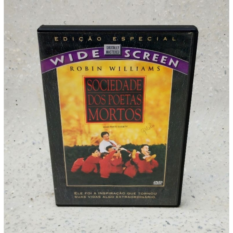 Dvd Sociedade Dos Poetas Mortos - Peter Weir | Shopee Brasil