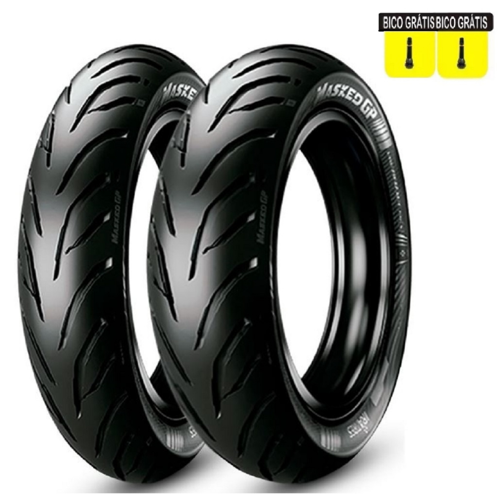 Par de Pneus Twister Cbx 250 Fazer 250 Ninja 300 e 250 Next 250 Traseiro 130/70-17 E Dianteiro ...