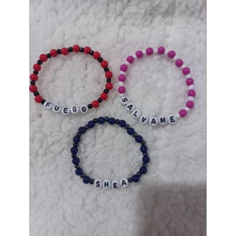 Pulseiras músicas Rebelde / RBD / Soy Rebelde Tour / Salvame / Siempre ...