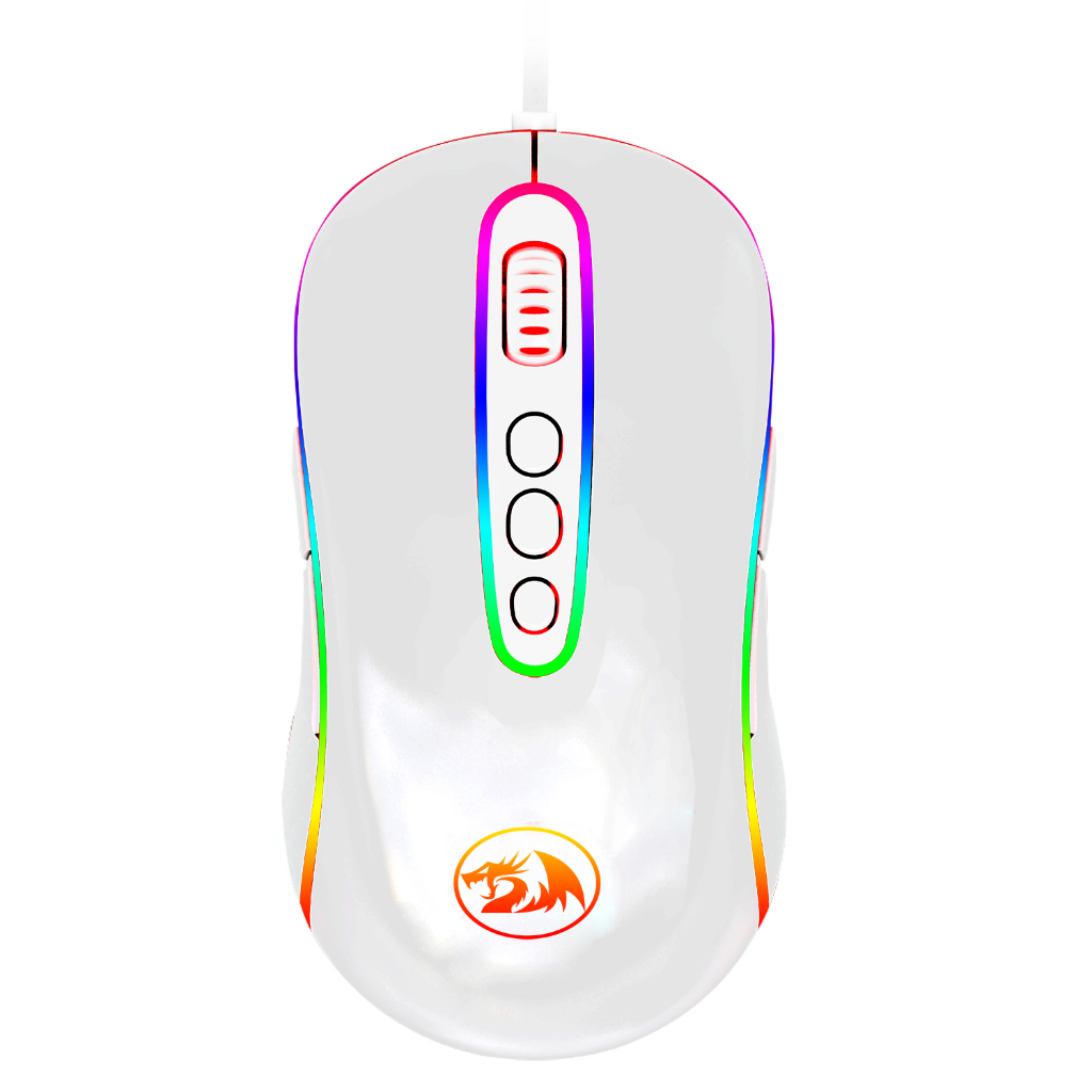 Mouse Gamer Redragon Phoenix Rgb 10000dpi M702 Branco | Shopee Brasil
