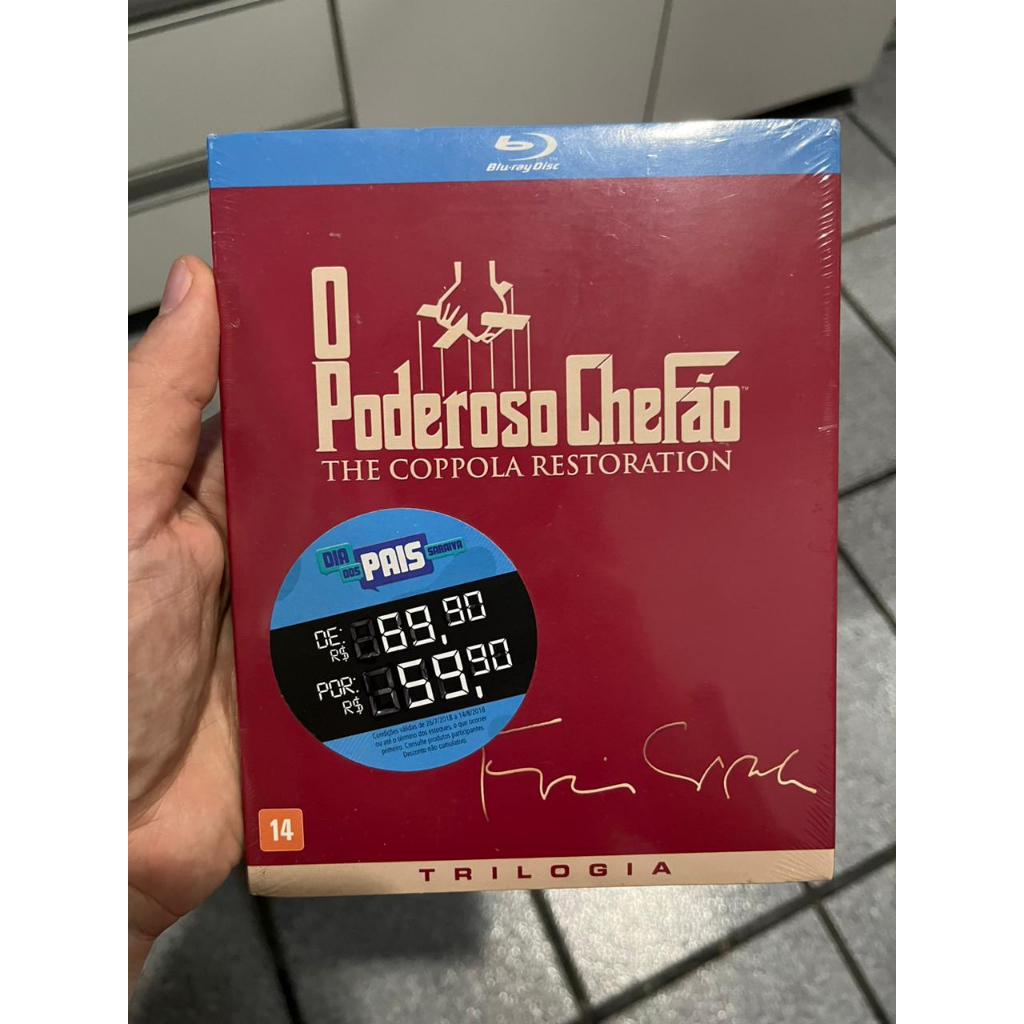 Blu-ray Trilogia O Poderoso Chefão (Lacrado) | Shopee Brasil