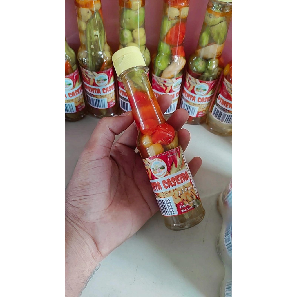Pimenta Caseira - Conserva de Pimenta 150ml | Shopee Brasil
