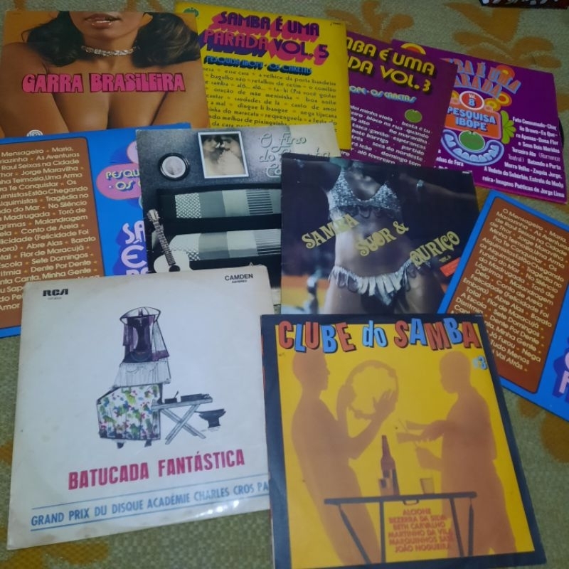 LPs/Discos de Vinil Coletâneas Nacionais Samba Anos 70, 80 - Variados À ...