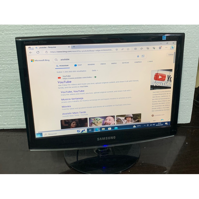 monitor tela plana de 17 polegadas modelo 733nw. | Shopee Brasil