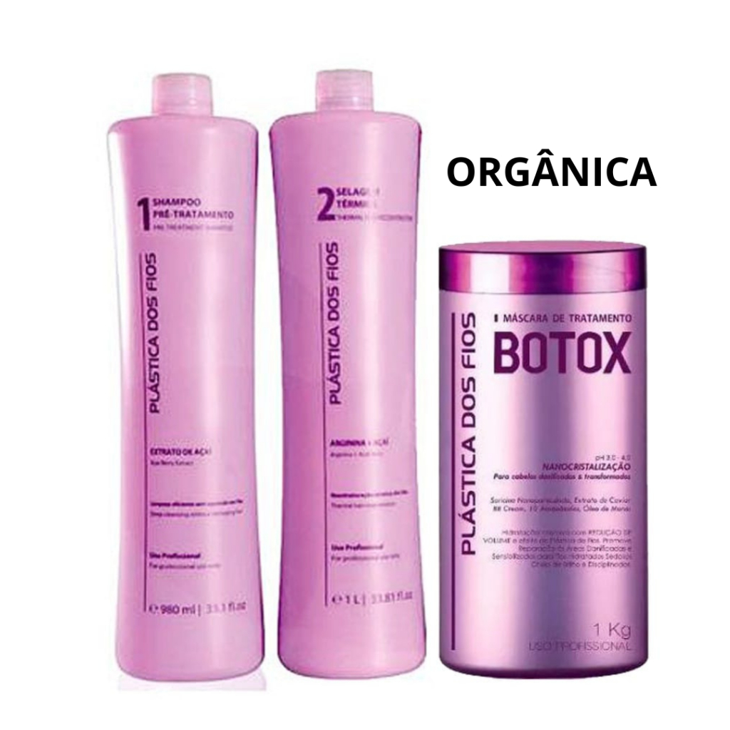 Progressiva Semi Definitiva Orgânica Original Sem Formol + Btx Orgânico ...