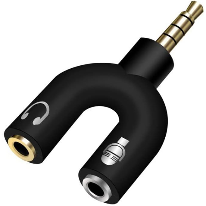 Adaptador P3 X P2 (Fone e Microfone) | Shopee Brasil