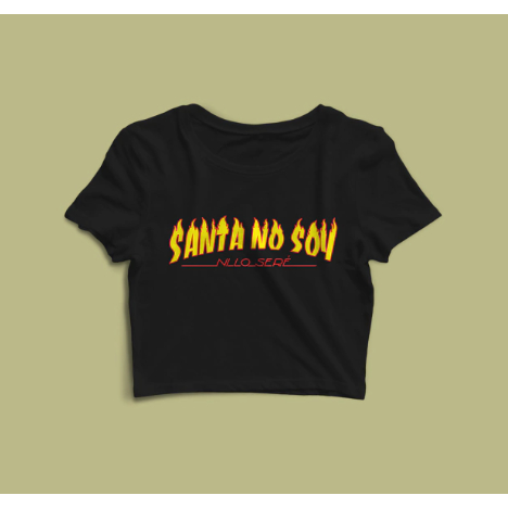 CROPPED SANTA NO SOY RBD | Shopee Brasil