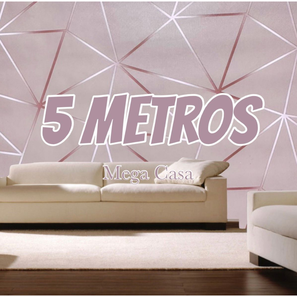 Papel De Parede Modelo 3d 5 Metros X 45cm Zara Novo Adesivo Autocolante