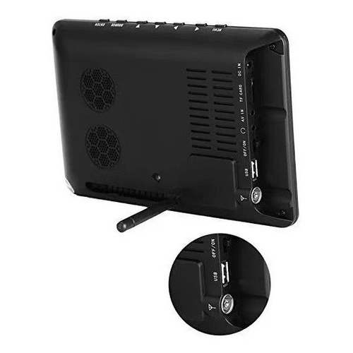 Mini Tv Digital Monitor Portátil 7 Polegadas Led Hd Usb Av | Shopee Brasil