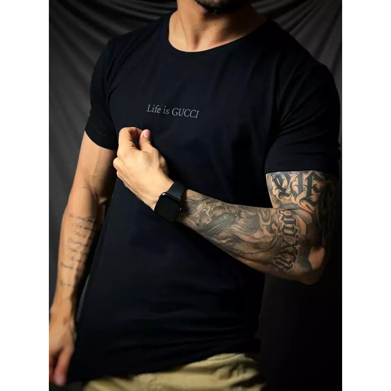 Camiseta - Life is Gucci | Shopee Brasil