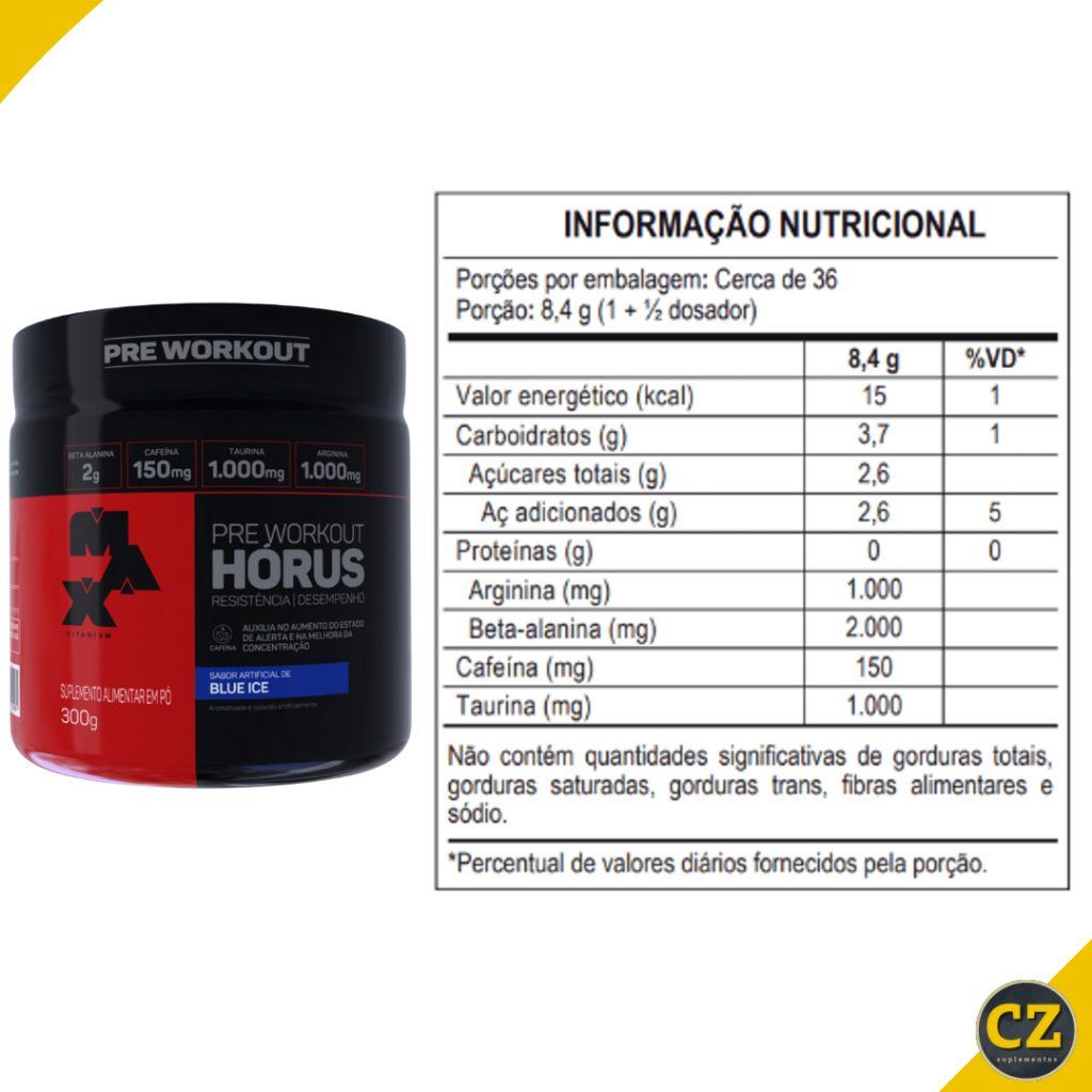 Horus (300g) - Max Titanium | Shopee Brasil