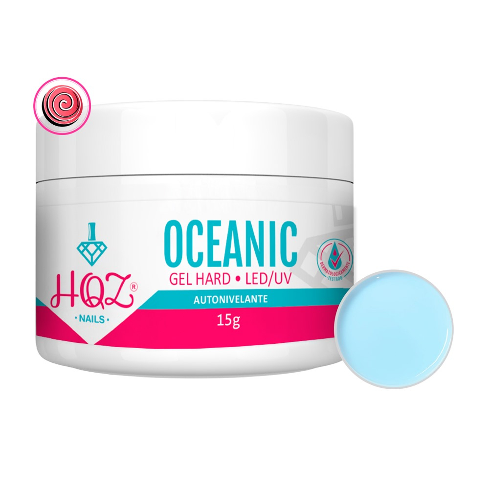 Gel Hqz Oceanic 15g - Gel Para Unha Hqz Nails Pote Pequeno Led/uv ...
